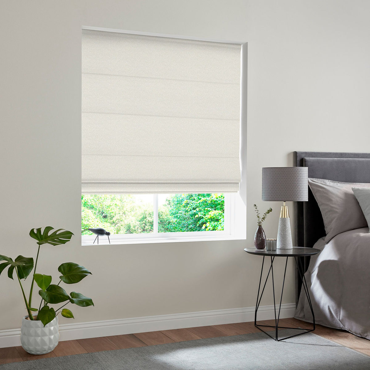 Tobias Misty Roman Blind – Barnes Blinds and Interiors